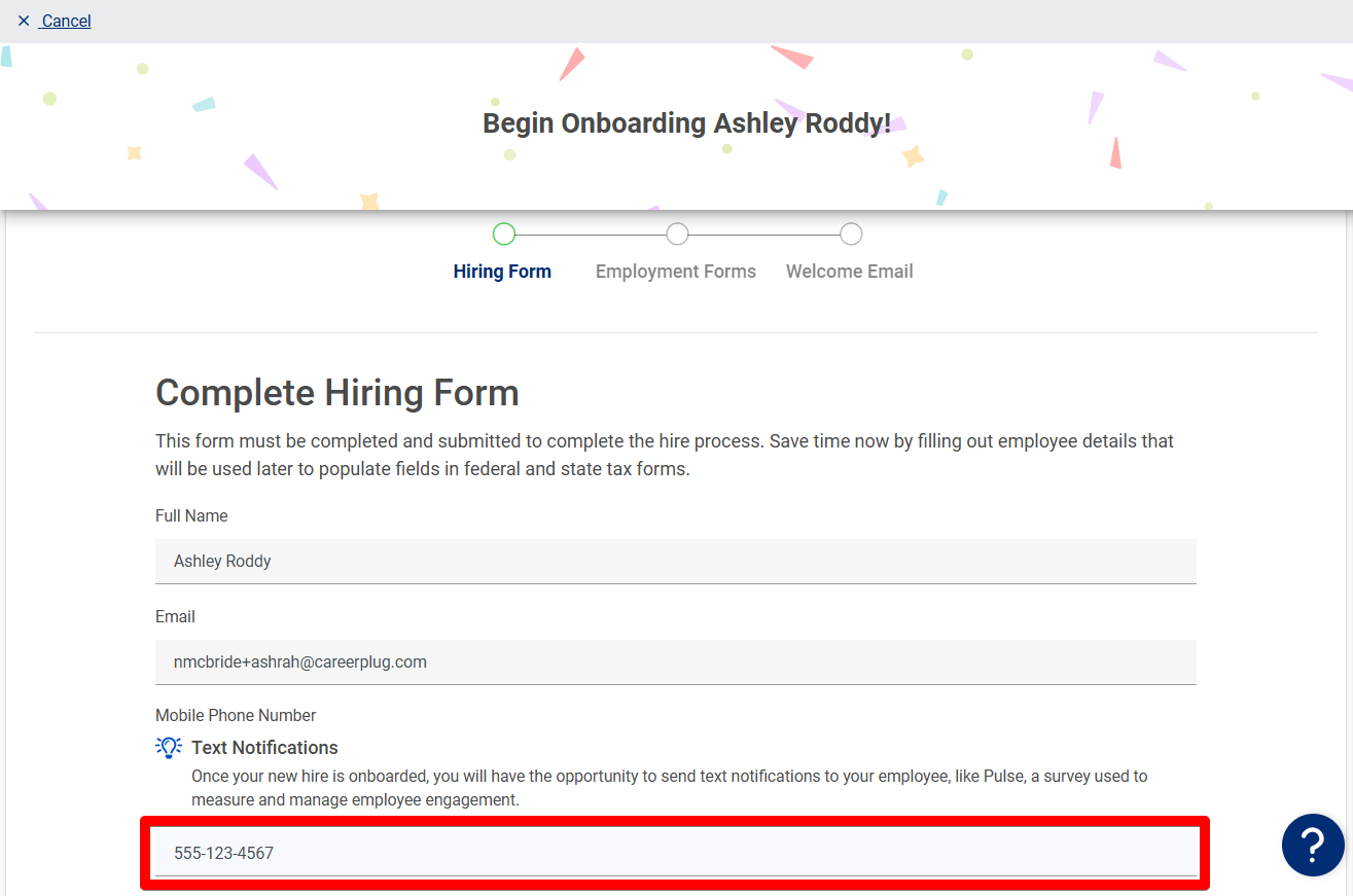 Onboarding and Team Management: Required Onboarding Forms